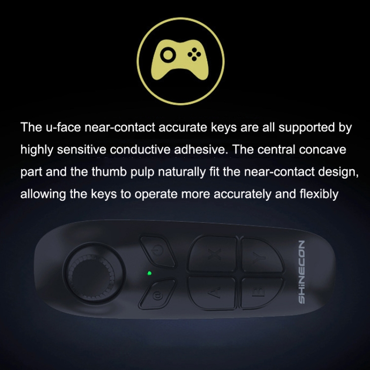 VR SHINECON SC-B03 VR Juego Inalámbrico Bluetooth Control remoto Mango ...