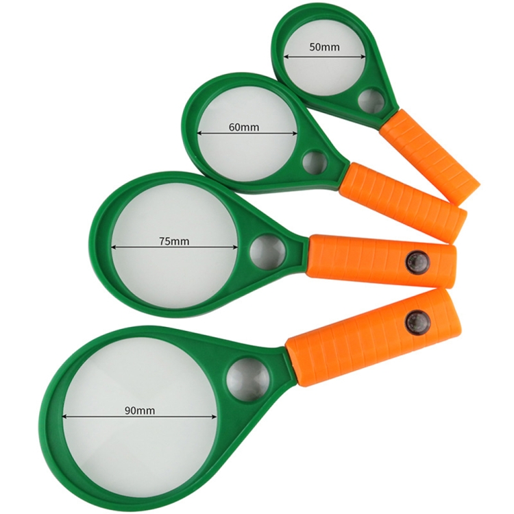 3pcs 3X/4X/6X/8X Elderly Reading Handheld Bifocal HD Magnifier ...