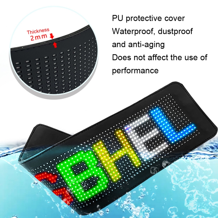 S1664RGB 390x107mm Car LED Flexible Display Cell Phone APP Control ...