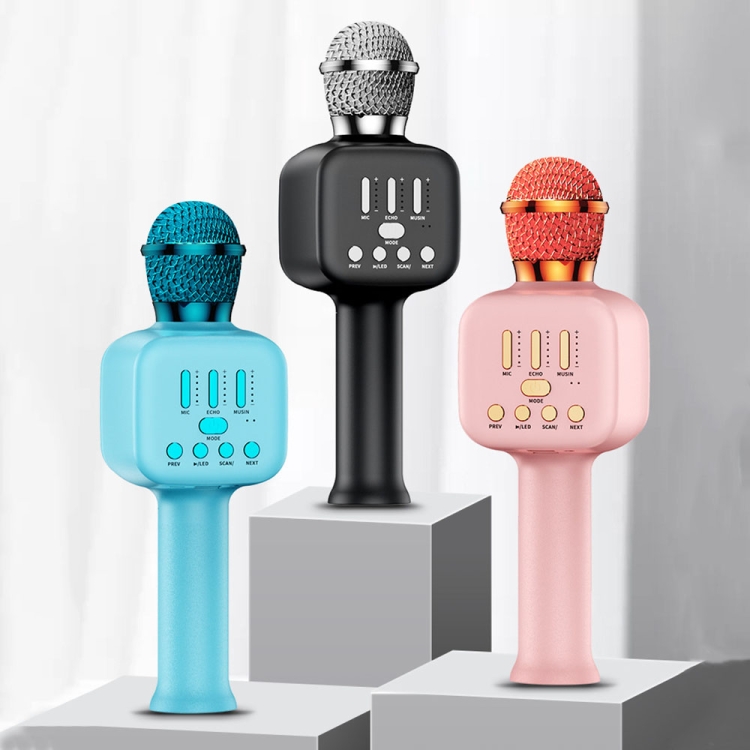 Q12 TWS Multifunctional RGB Light Effect Wireless Bluetooth Microphone ...