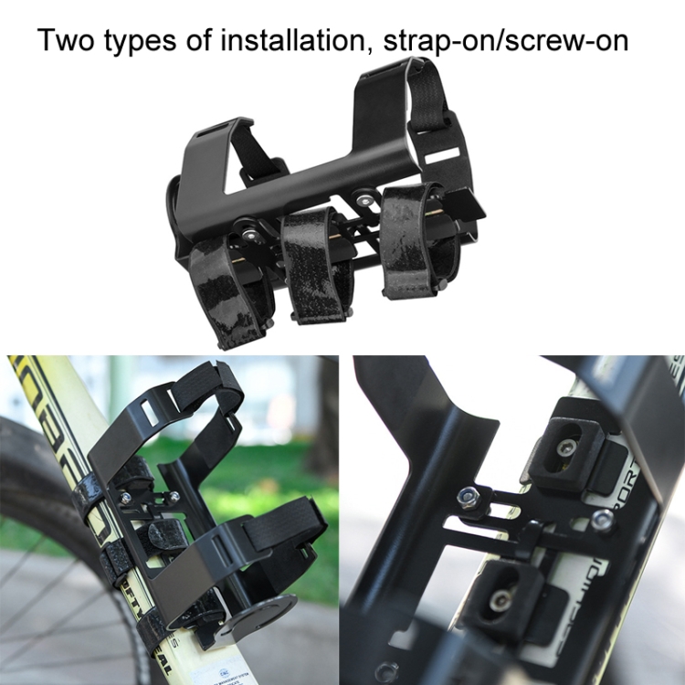 Mountain Bike Bicycle Water Bottle Rack Adjustable Drink Bottle Holder ...