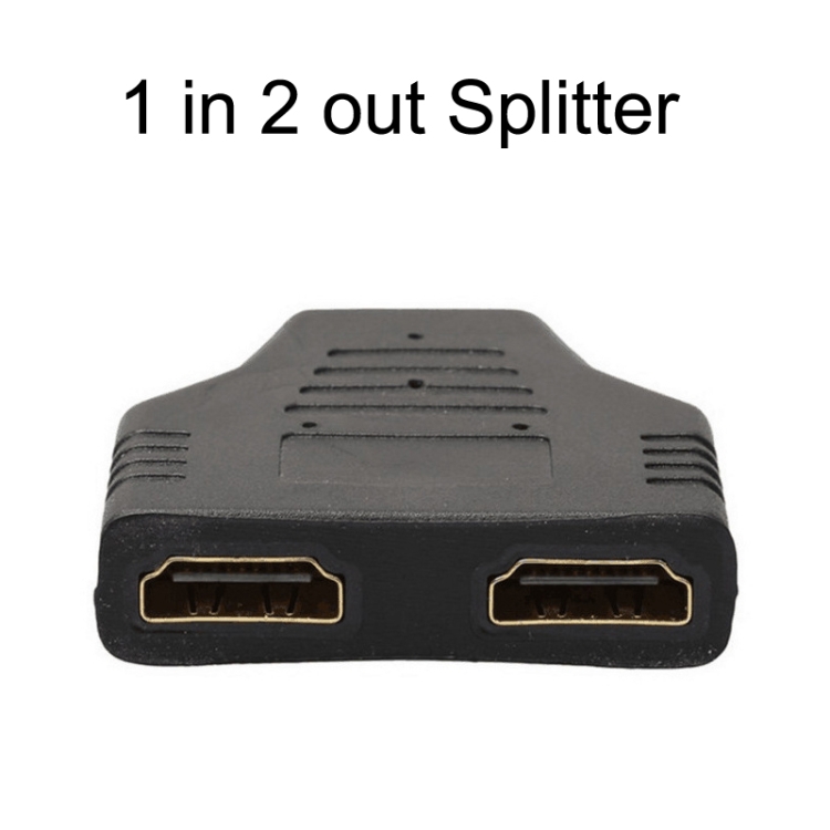 5pcs HDMI Male To 2 HDMI Female Adapter HD Computer Conversion ...