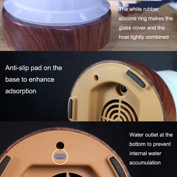AOD-8 Jungle Discovery 3D Glass Aromatherapy Machine Silent Bedroom ...