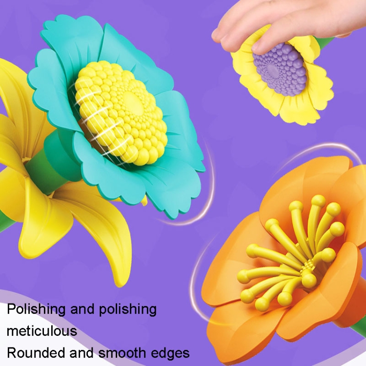 272pcs/set Children Intellectual Development DIY Assembly Flower ...