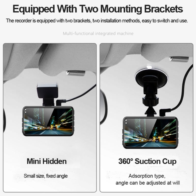 L601 HD Night Vision Electronics เครื่องบันทึกภาพการขับรถย้อนกลับของ ...