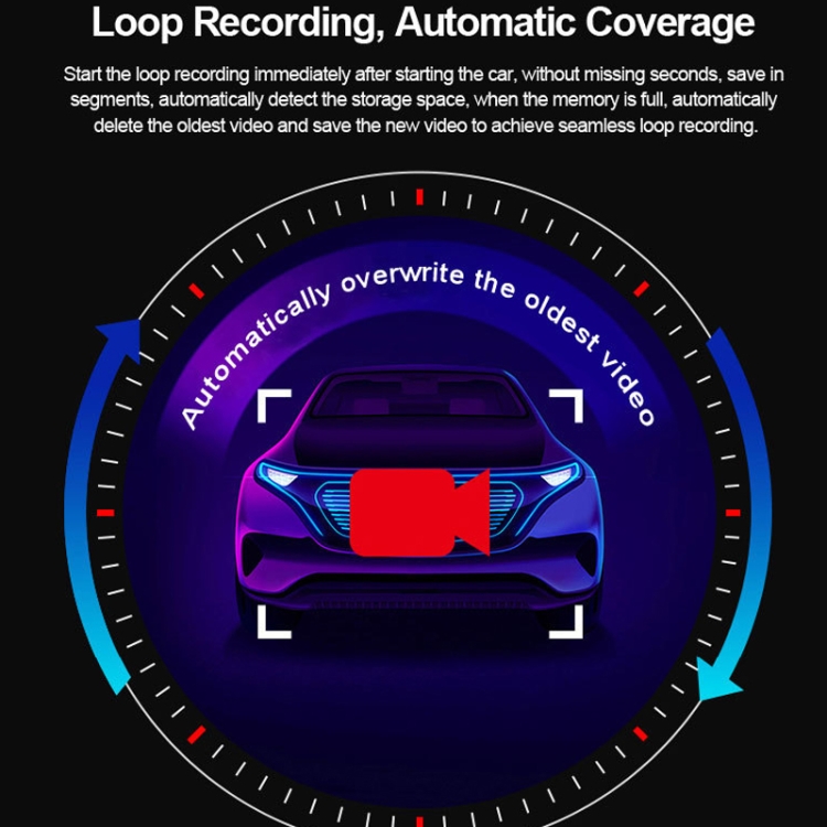L601 HD Night Vision Electronics เครื่องบันทึกภาพการขับรถย้อนกลับของ ...