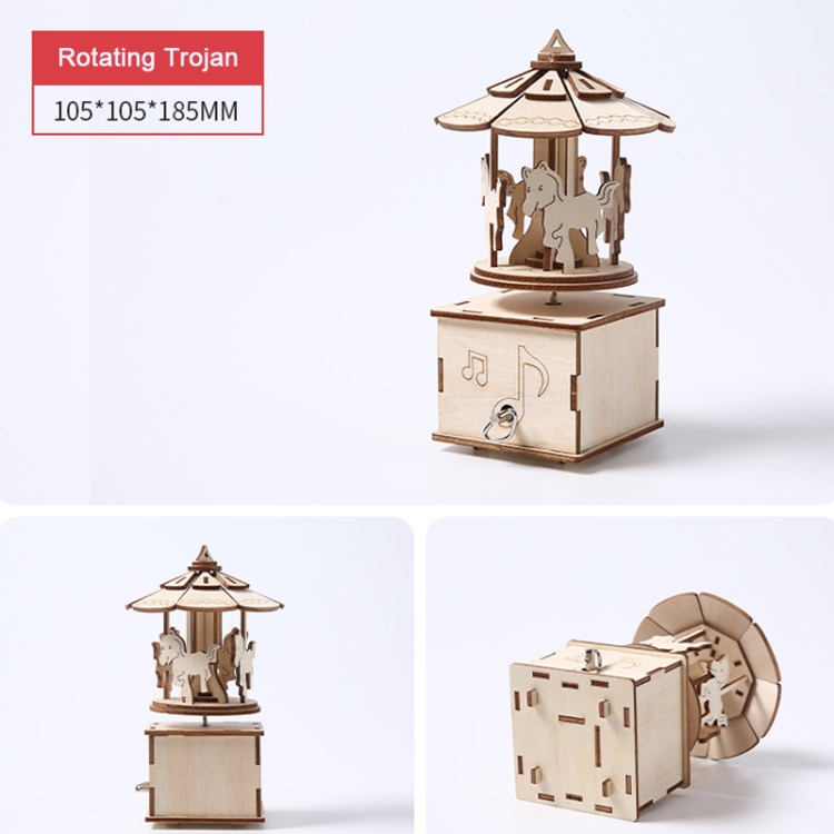 Wooden Mechanical Puzzle Toys Science Electric Assembling Toys ,Style ...