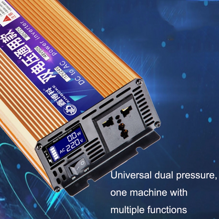 XINBOKE Universal Positive Wave Car Inverter Home Solar Inverter 48V/60V 1500W To 220V 700W