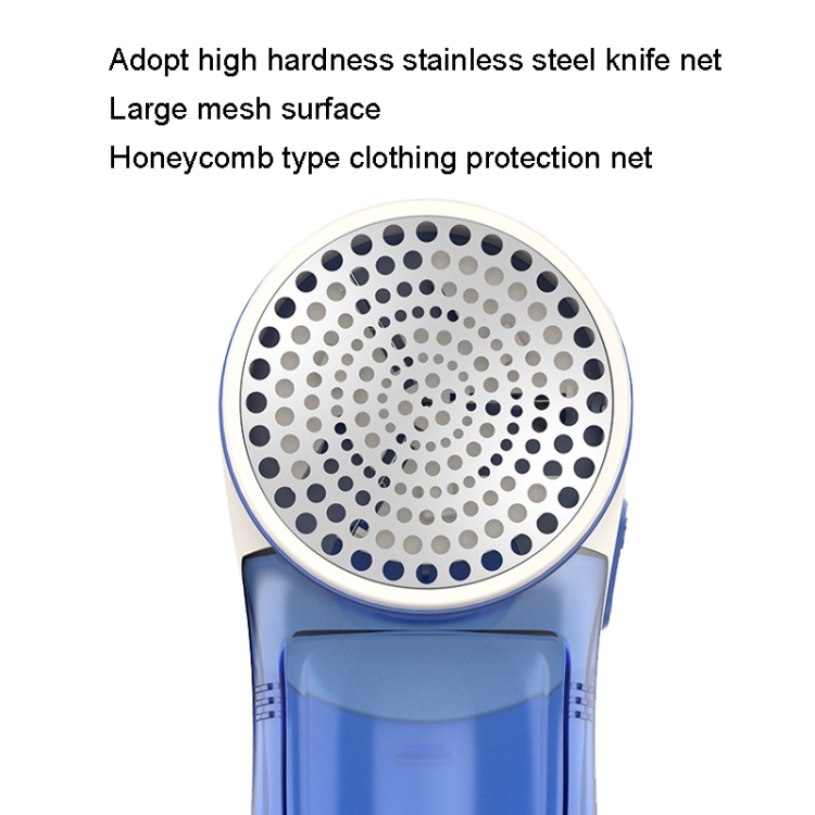 ZG-M22 การชาร์จ Hair Ball Trimmer เสื้อกันหนาว Deballer (สีน้ำเงินขาว)