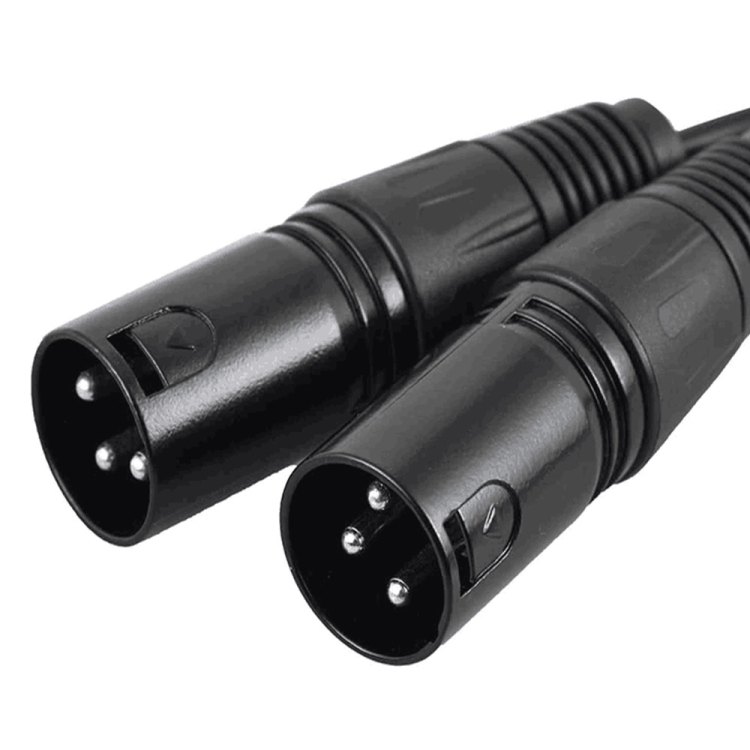 2RCA ถึง 2XLR Speaker Canon Cable Audio Balance Cable, ขนาด: 1 ม. (Dual ...