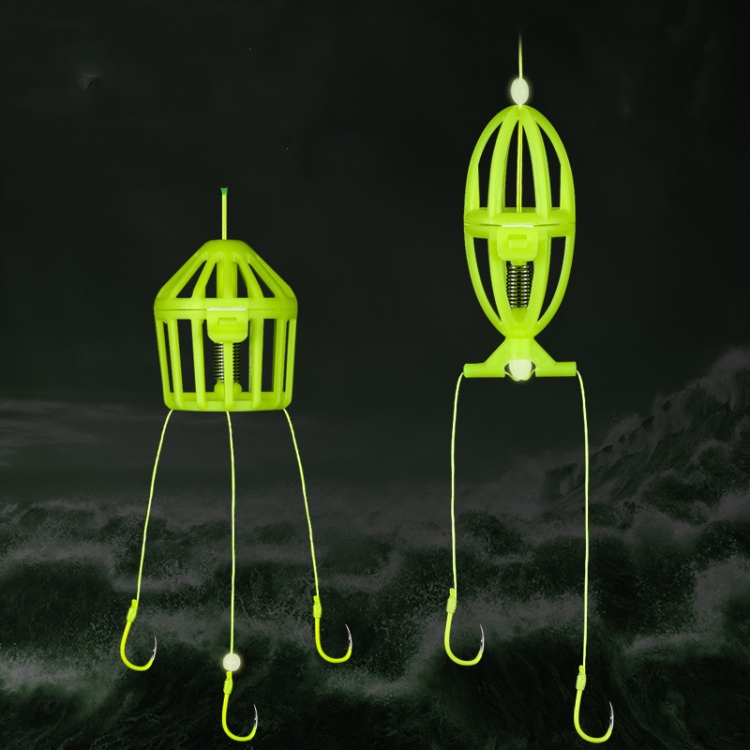 2sets Three Hooks ISEAMA Explosive Hook Bighead Carp Feeder ,Spec: 13