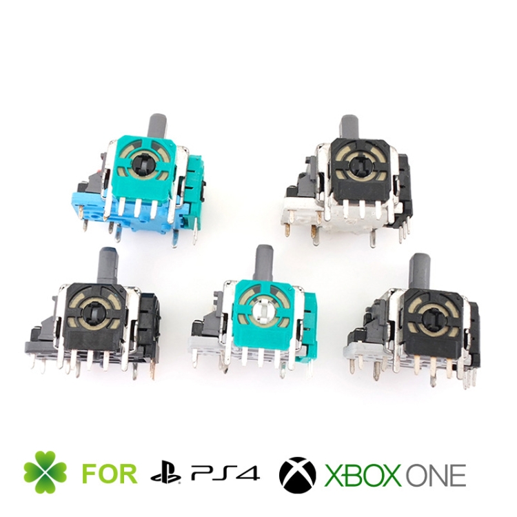 Sony PS4 / MicroSoft XBOX One ML-ps4007용 3D 조이스틱 핸들, 색상: 검정색 검정색 바닥