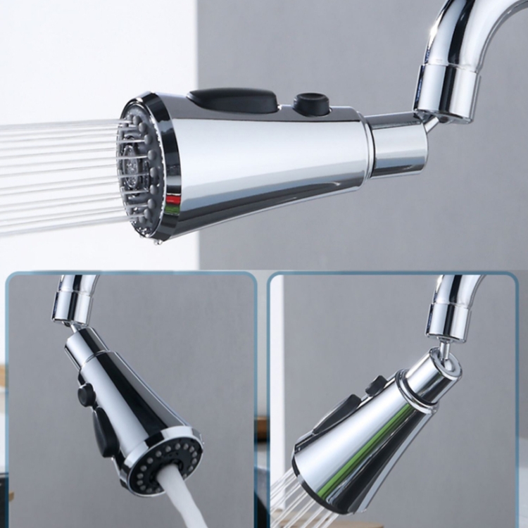 3 Functions Spray Head 360 Degree Swivel Faucet Spayer Head for Kitchen ...