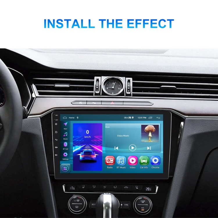A3195 9 Inch Car Android Large Screen Navigation Central Control Screen ...