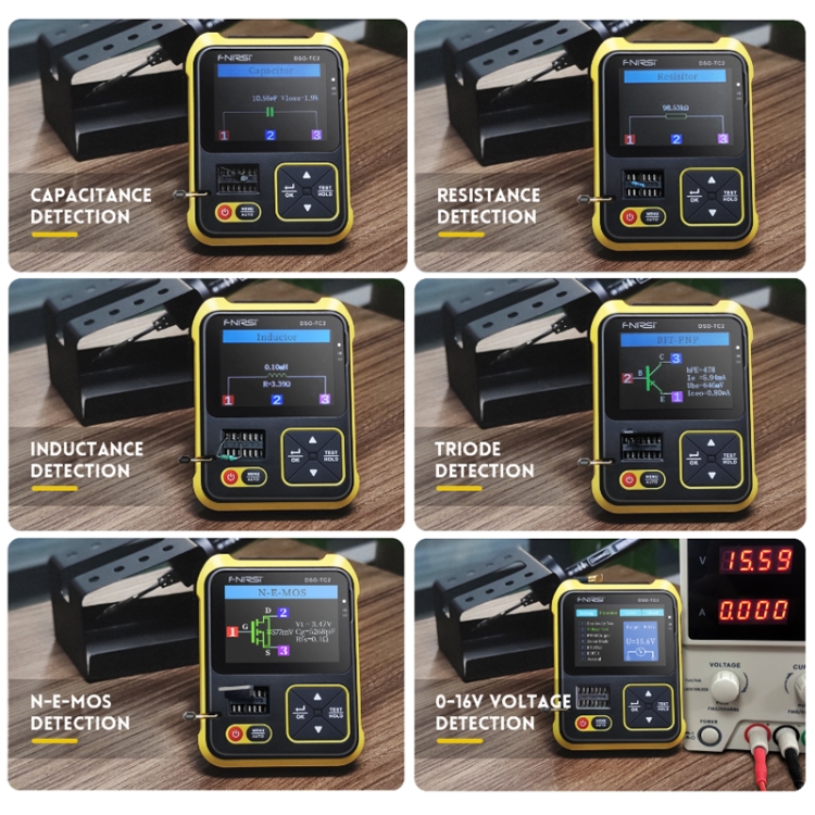 FNIRSI DSO-TC2 2 In 1 Handheld Digital Oscilloscope, Specification: Upgraded