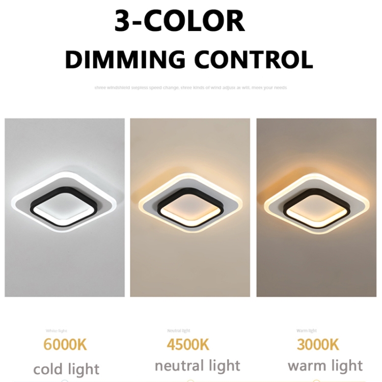 20W 3-color Dimming Aisle Light LED Entrance Corridor Cloakroom Ceiling ...