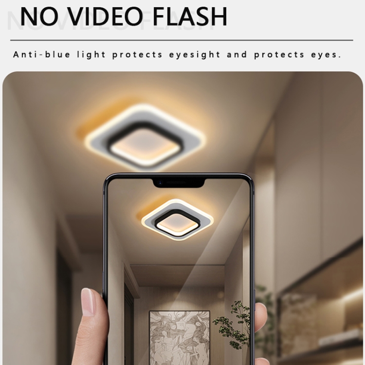 20W 3-color Dimming Aisle Light LED Entrance Corridor Cloakroom Ceiling ...