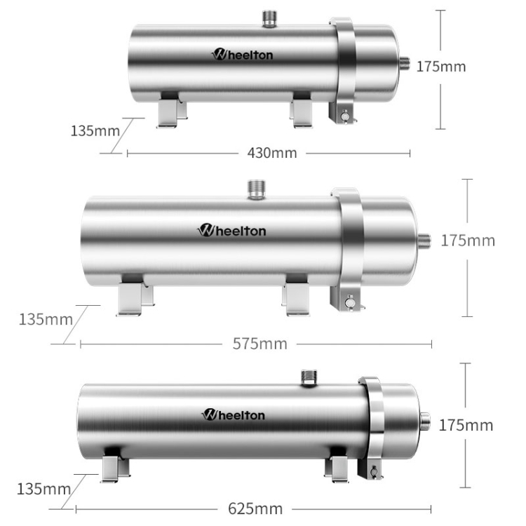WHEELTON WHT-UF3000 Home Water Purifier High Flow Pipeline Filter