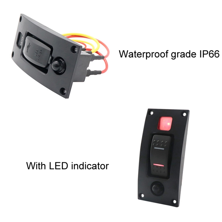 Marine Self-Locking Resetting Switch With Overload Protection Indicator ...