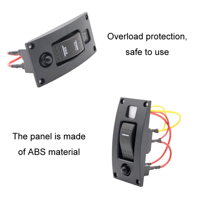 Marine Self-Locking Resetting Switch With Overload Protection Indicator ...