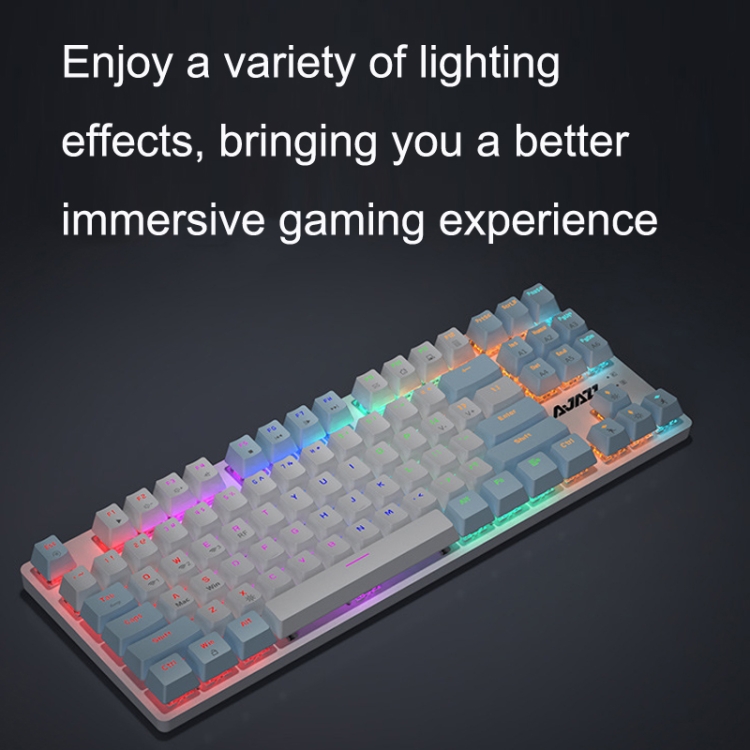 Ajazz AK40pro 87 Keys Bluetooth/Wireless/Wired Three Mode Game Office ...