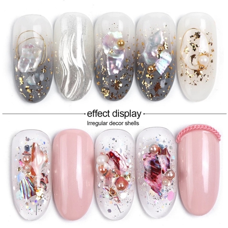 Symphony Flake Mica Flake Shell Nail Art เลื่อม, Specification: BY