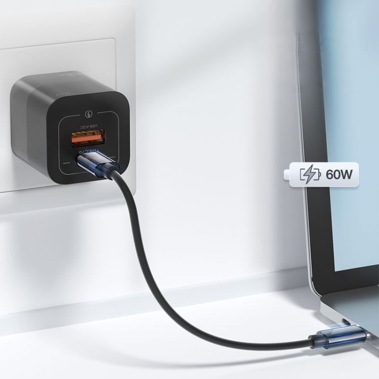 ESSAGER 5 In 1 Multifunctional Data Cable Storage Box PD 60W Portable ...