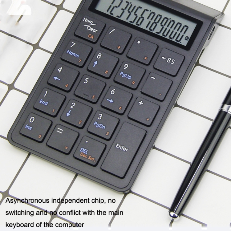 Sunreed SKB886S 19 Keys Bluetooth 4.0 Wireless With Screen Rechargeable Digital Keypad ...