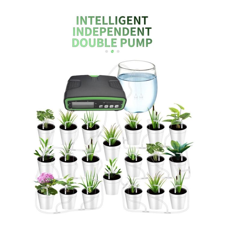 FT-C68 Dual Pump Smart Automatic Watering Device Potted Watering Garden ...
