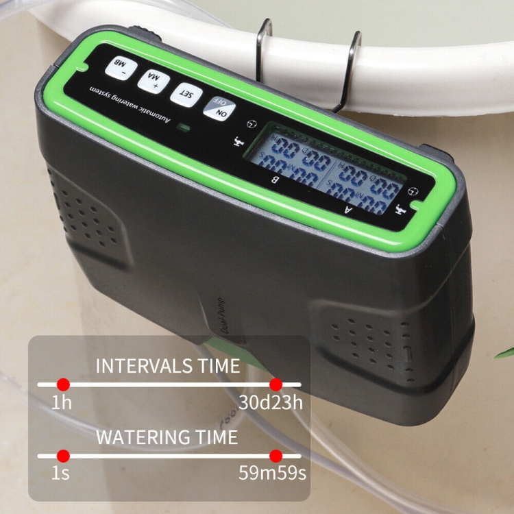 FT-C68 Dual Pump Smart Automatic Watering Device Potted Watering Garden ...