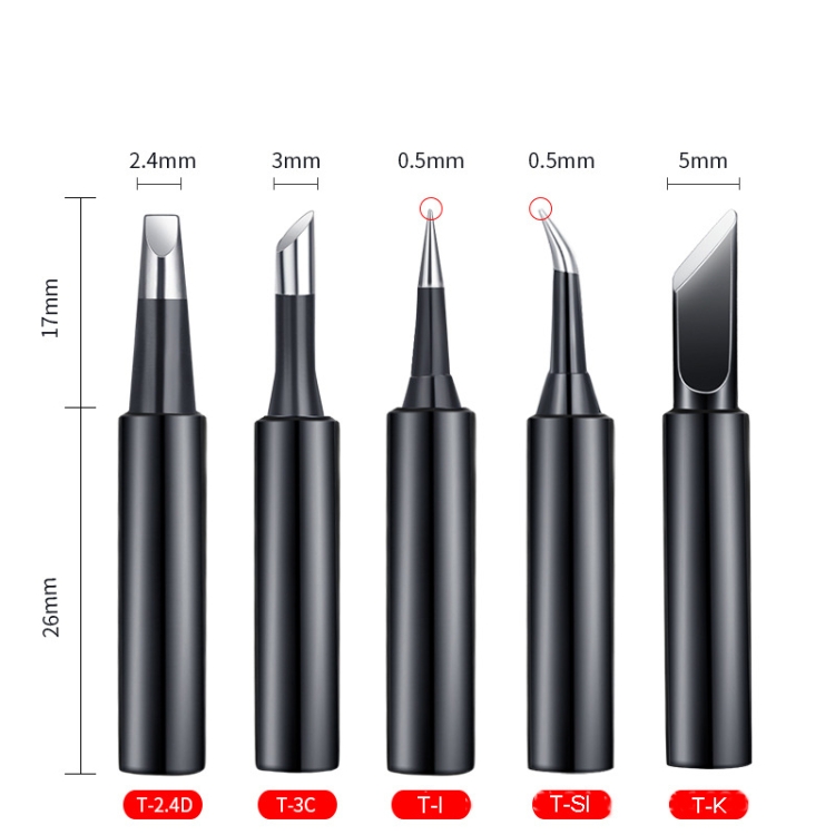 5-in-1 Universal 936 Soldering Station Solder Iron Welding Tip Head Set ...