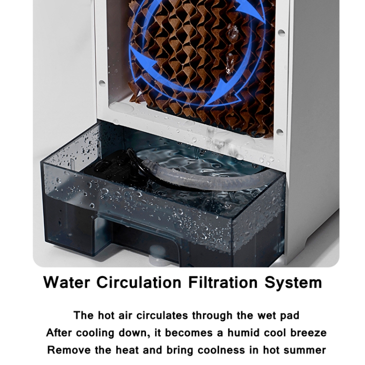 HND-N11 Water Circular Desktop Mini Air Conditioning Fan Refrigeration ...