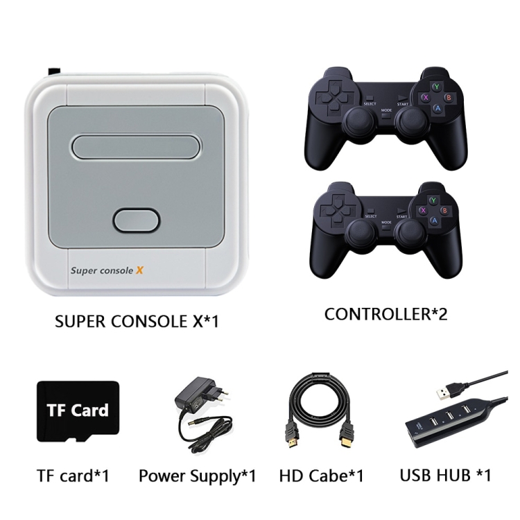 Super Console X 128GB 40000+ Juegos Inalámbrico 4K HD 3D Caja de ...