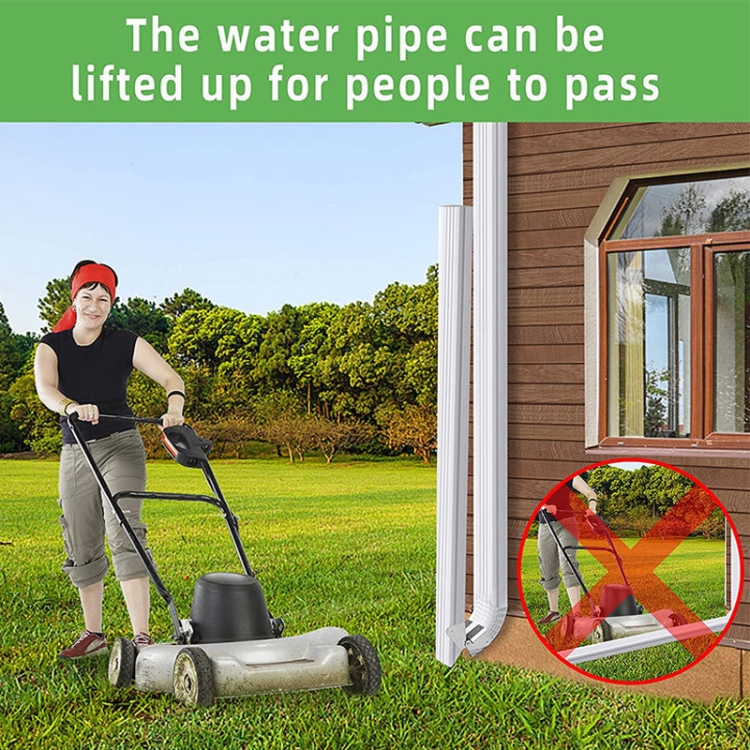 2pcs Gutter Extension Hinge Downspout Extension Flip-Up Hinge For ...