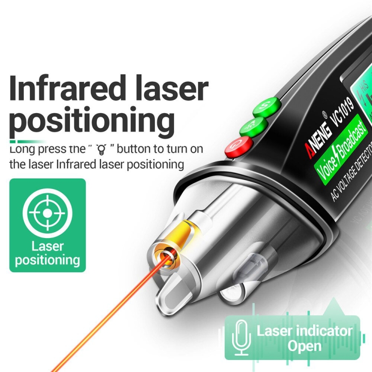 ANENG VC1019 Non-Contact Induction Electric Pen High-Precision Line ...