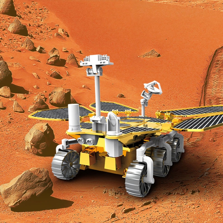 Diy 조립 태양 화성 로버 어린이 교육 완구 우주 탐사선 모델 장난감 화성 자동차