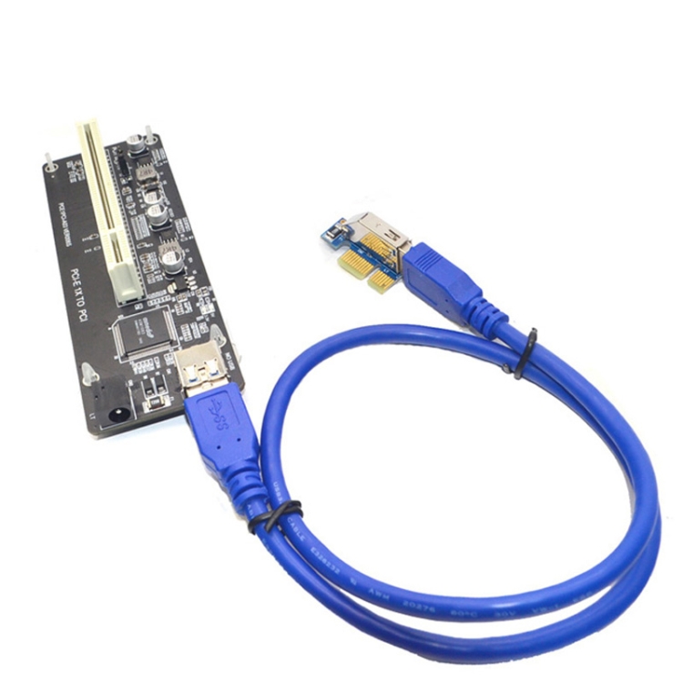 PCI-E 1X To Single PCI Riser Card Extend Adapter Add Expansion Card For ...