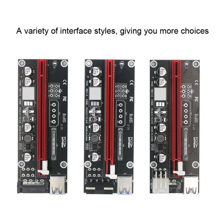 PCI-E Extended Line X1 ถึง X16 Rotor Card การ์ดต่อขยายกราฟิกการ์ดภายนอก ...