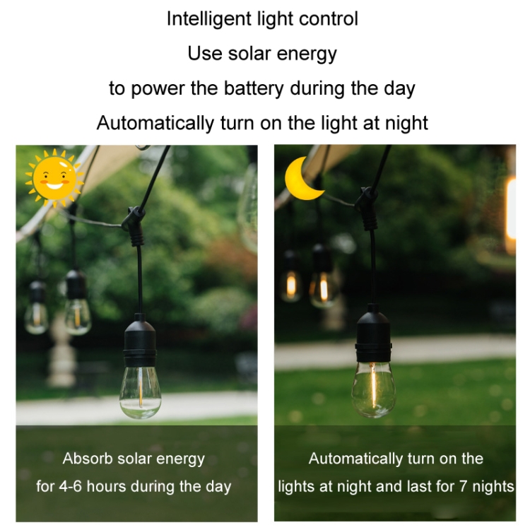 Outdoor Solar Remote Control RGB String Lights Christmas Decoration ...