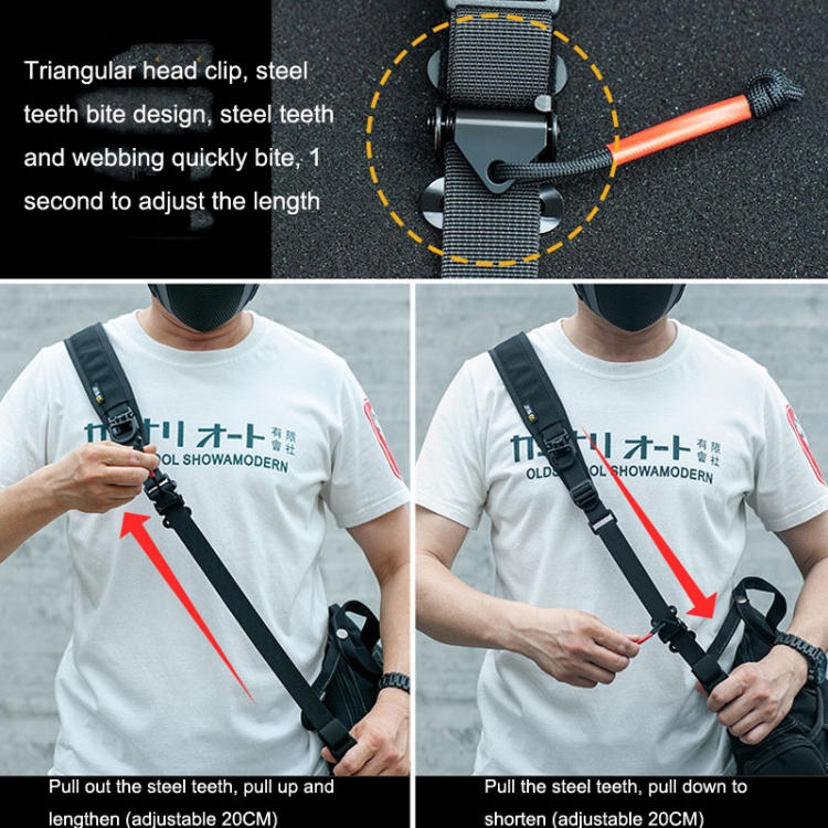 Quick Release 1000D Messenger Rope Functional Modular Expandable Single ...