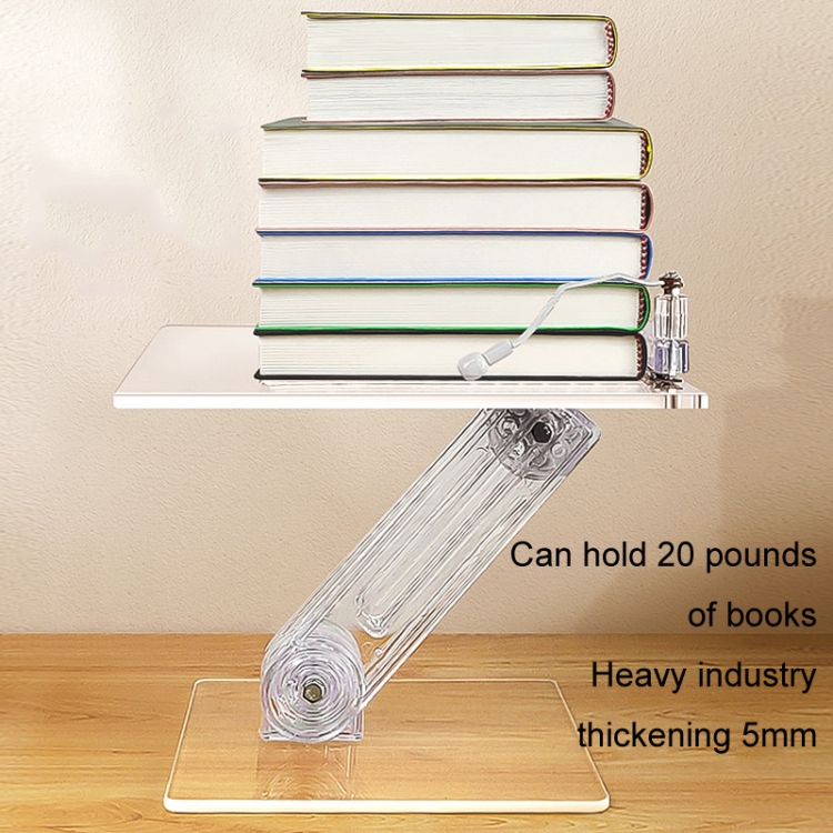 Student Desktop Reading Rack Transparent Acrylic Tablet Stand, Style: B ...