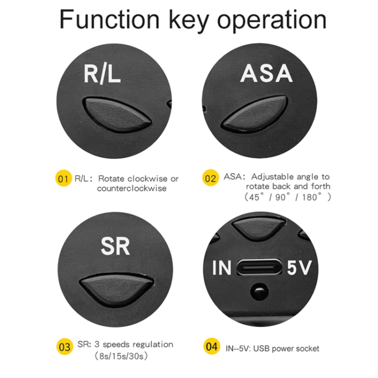 2 In 1 플러그 인 턴테이블 로터리 쥬얼리 라이브 촬영 디스플레이 스탠드 색상 흰색 원격 제어