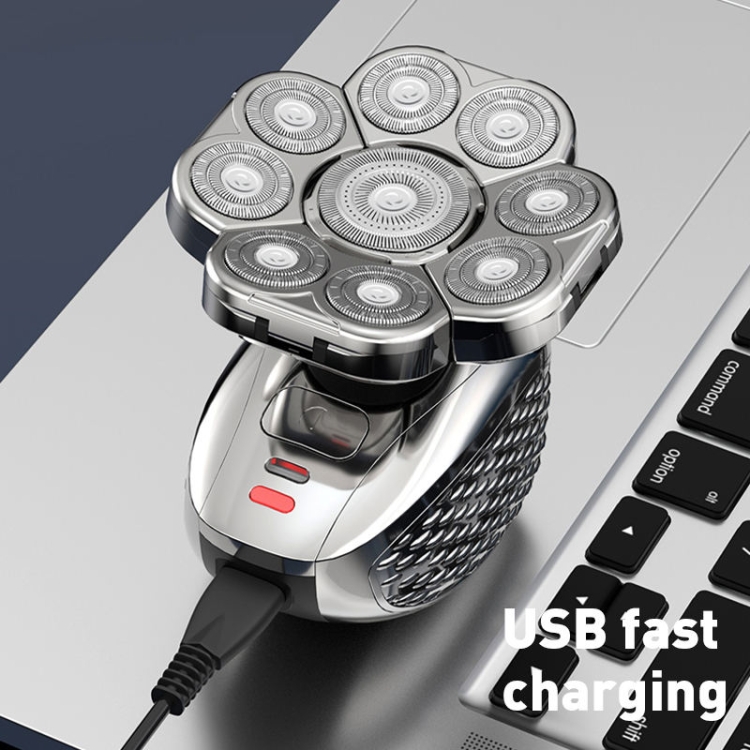 Single Machine 9 Knife Head Multifunctional USB Shaver Full Body Water ...