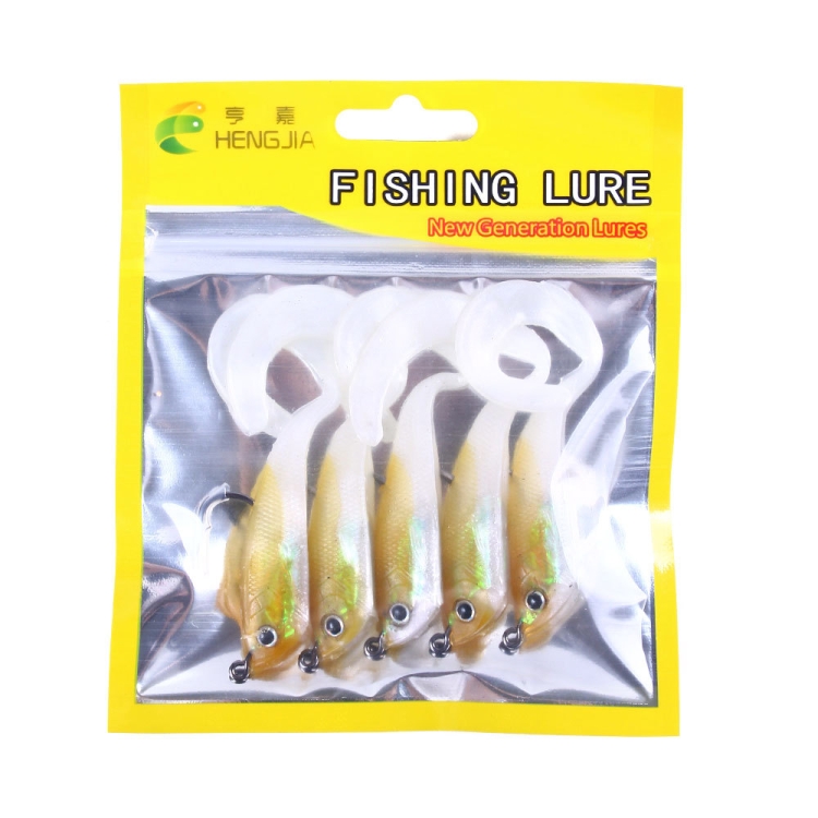 HENGJIA 5pcs/bag 7cm 10g Spinnerbait Soft Bait Pack Lead Fish Fake Bait ...