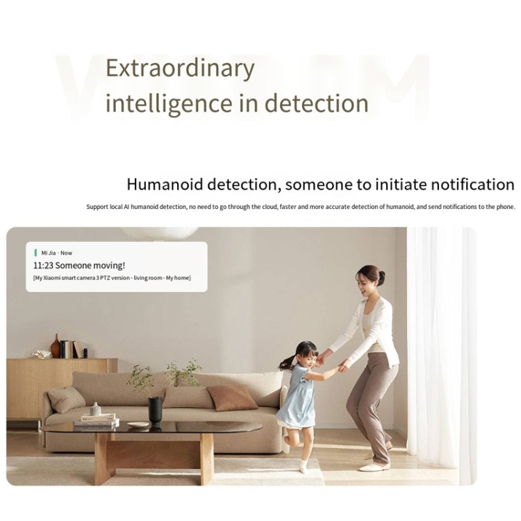 SUNSKY - ⁧Xiaomi Mijia Smart Camera 3 PTZ Version 3K AI Detection Baby Monitor 5MP 360 درجة عرض ...