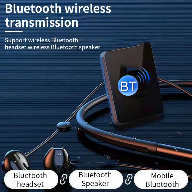 Button Version MP3/MP4 Bluetooth 5.0 Player HIFI Sound Quality Recorder ...