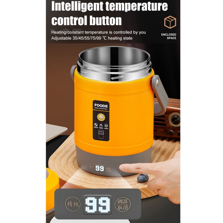 2.0L 304 Food Grade Insulated Lunch Box Electric Thermostat Lunch ...