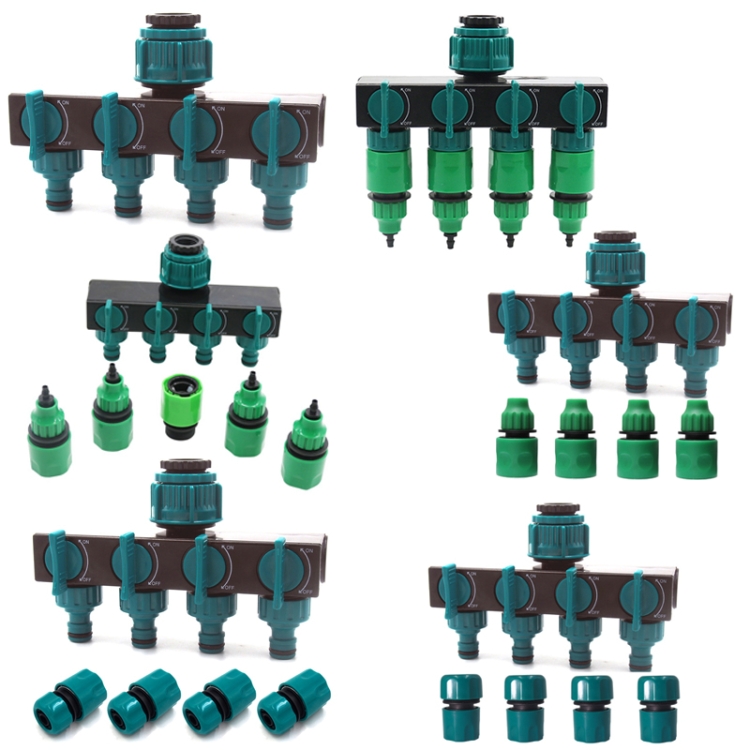 4 วิธี + 4 x 2/3 คะแนน Faucet Water Divider Garden ชลประทาน Water ...