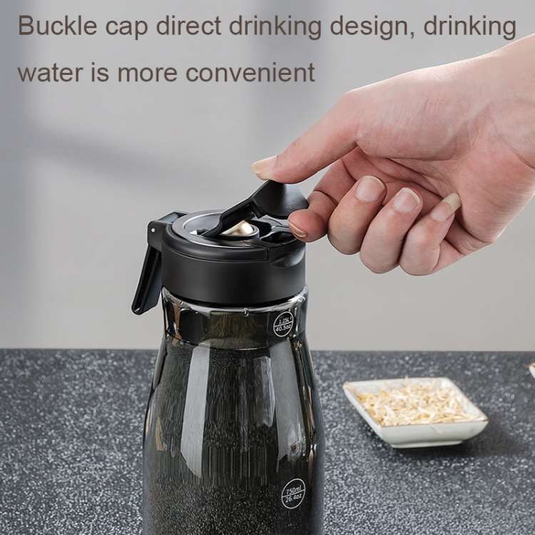 Nobvan Magic Ball 자기 폭탄 차 창고 Tritan 대용량 스포츠 컵, 스타일: 800ml (투명)