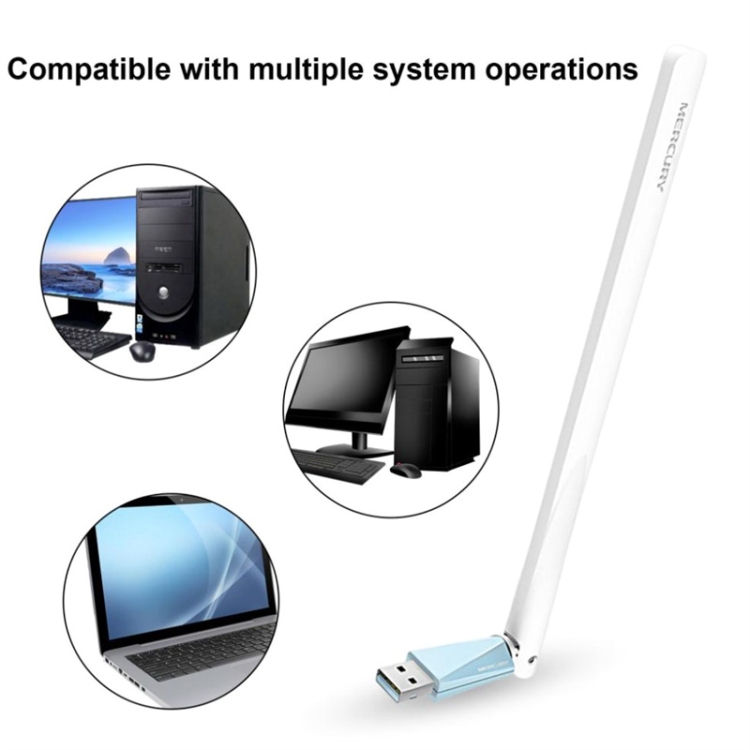 MERCURY MW150UH Mini USB Wireless Network Card Desktop Computer Laptop ...
